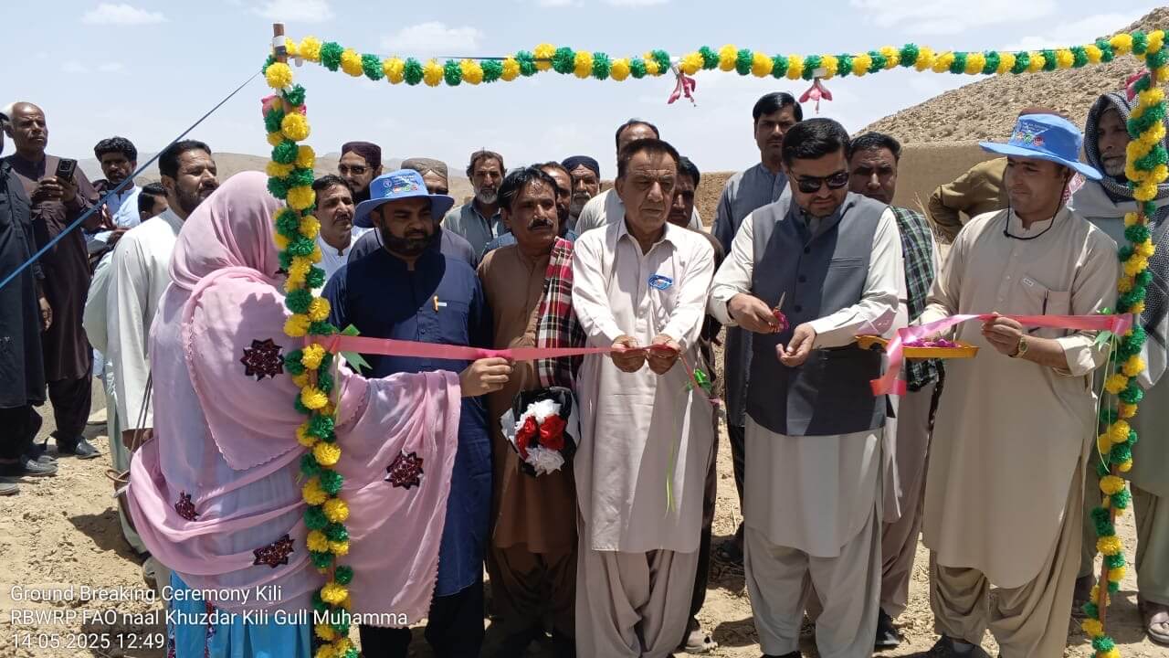Foundation stone laid for spring restoration in Khuzdar’s Nall